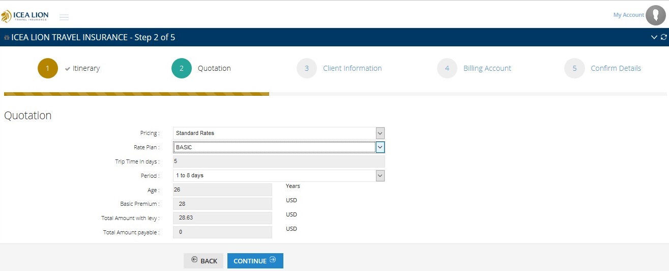 ICEA LION - Travel Insurance